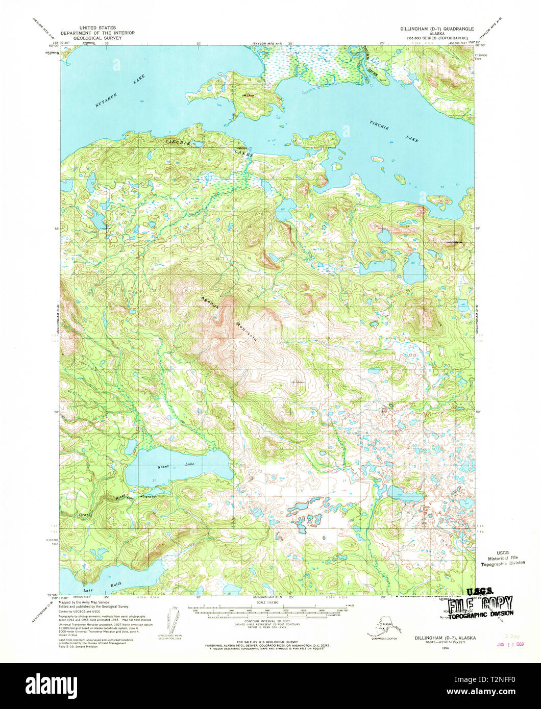 Map of dillingham hi-res stock photography and images - Alamy