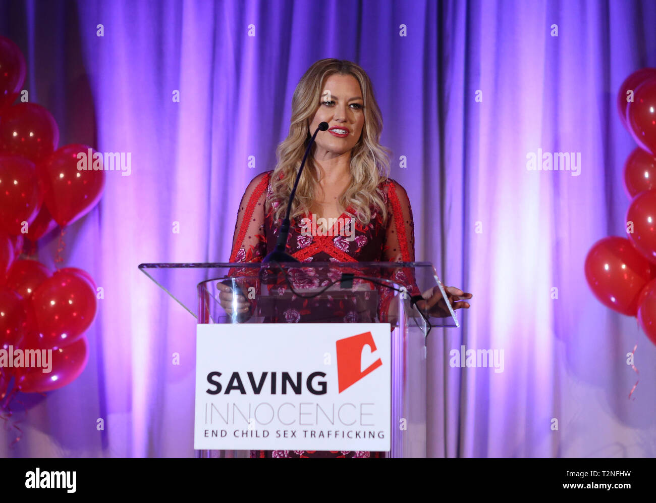 7th Annual Saving Innocence Gala Featuring: KIM BIDDLE Where: Hollywood ...