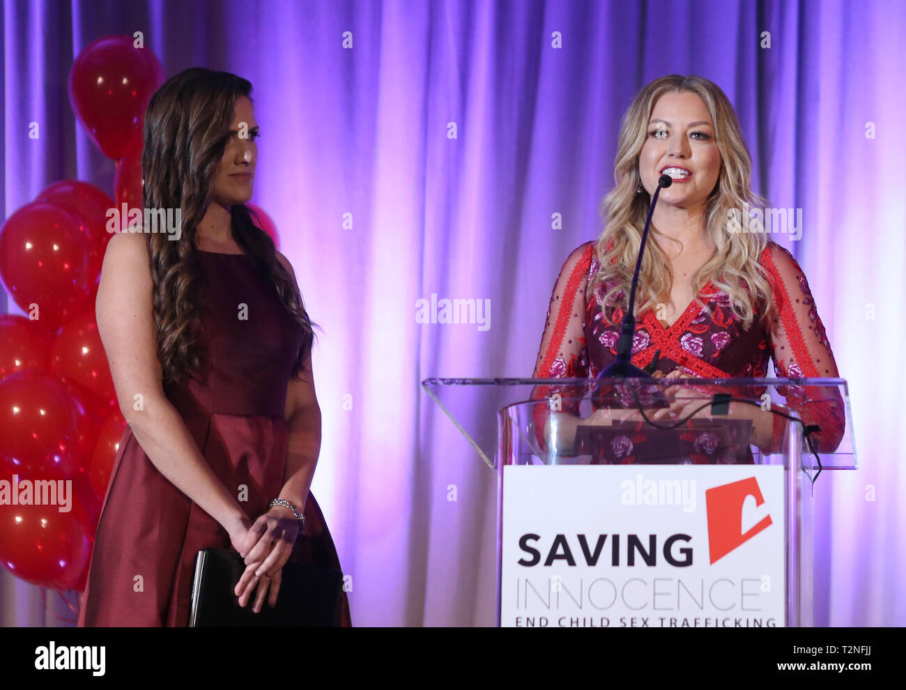 7th Annual Saving Innocence Gala Featuring: Amber Davies, KIM BIDDLE ...