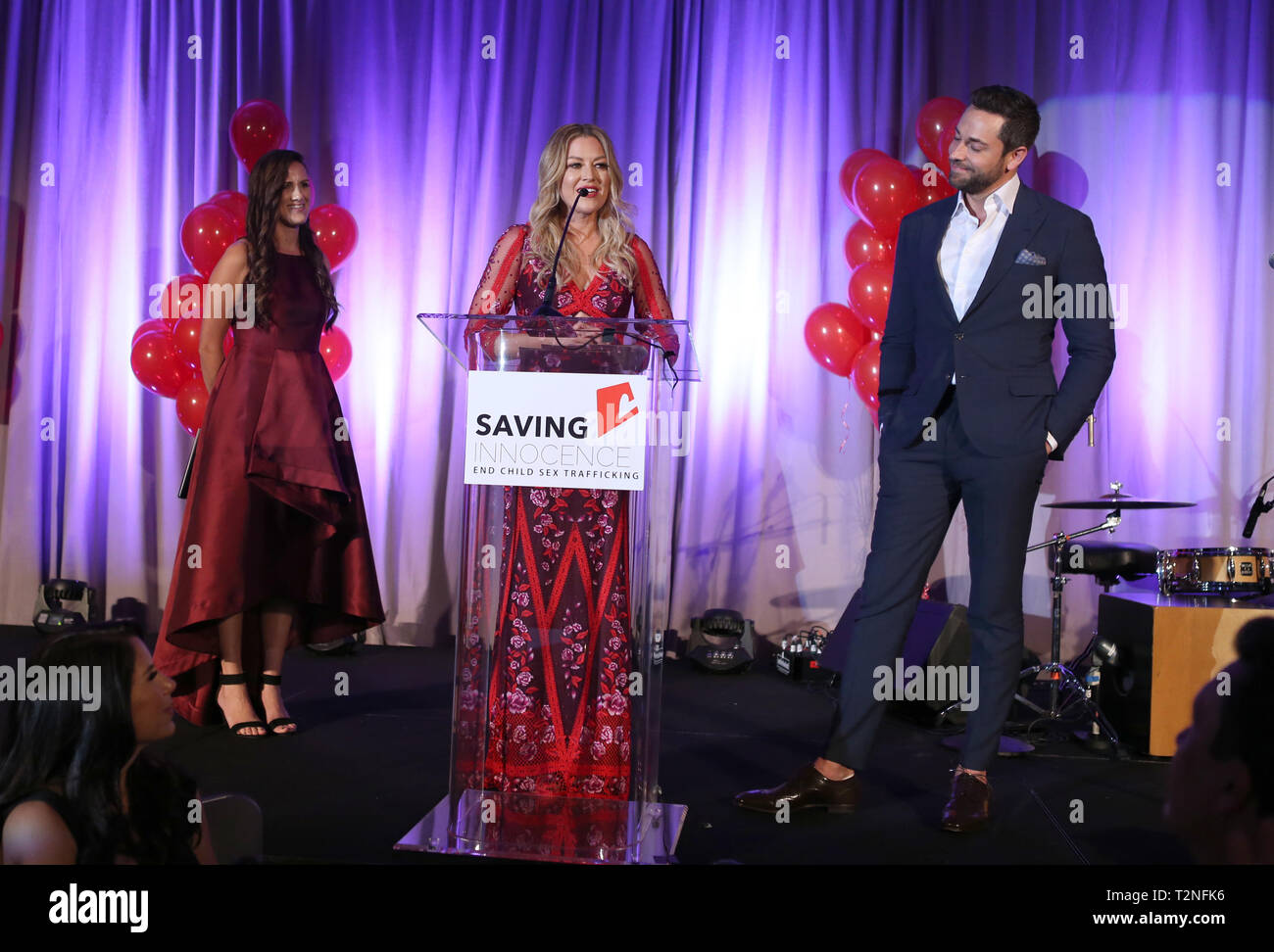 7th Annual Saving Innocence Gala Featuring: Amber Davies, KIM BIDDLE ...