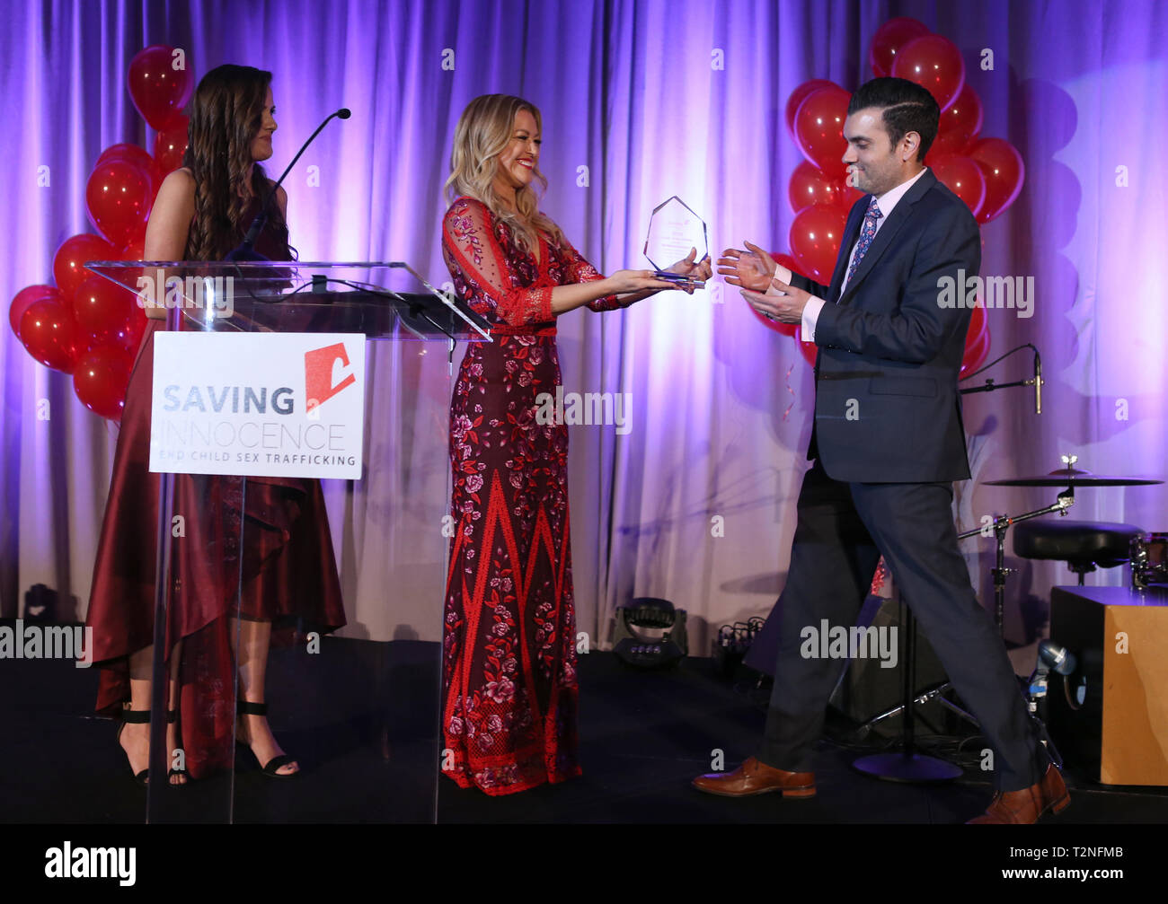 7th Annual Saving Innocence Gala Featuring: Amber Davies, KIM BIDDLE ...