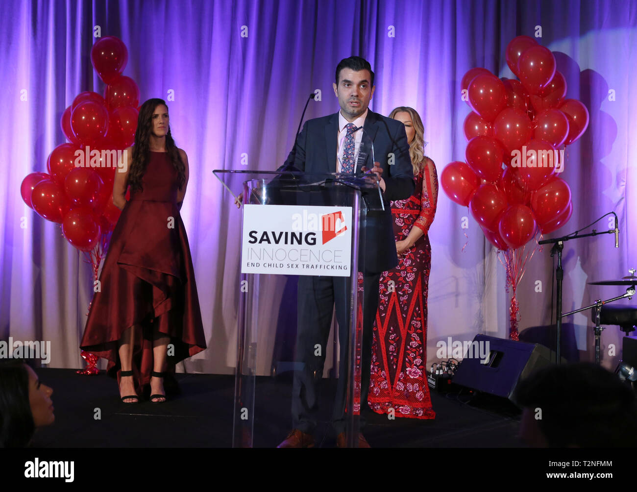 7th Annual Saving Innocence Gala Featuring: Amber Davies, Guillermo ...