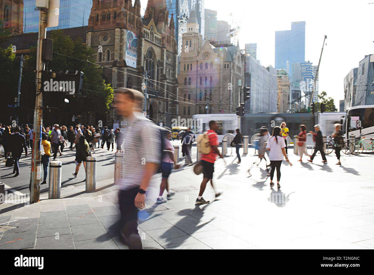 Pedestrian crosswalk australia hi-res stock photography and images - Alamy