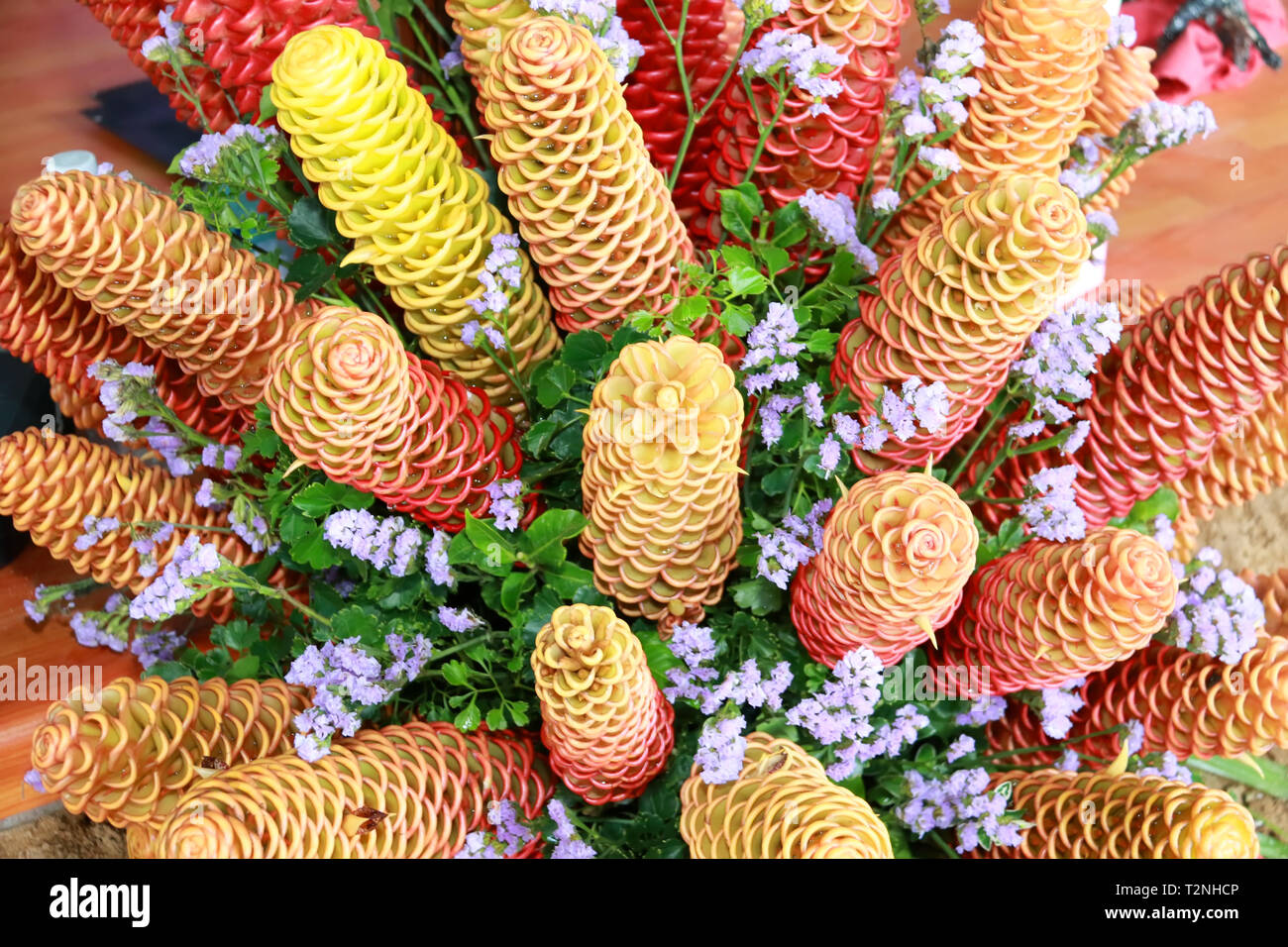 Golden beehive ginger, Zingiber spectabile griff, Beautiful tropical ...