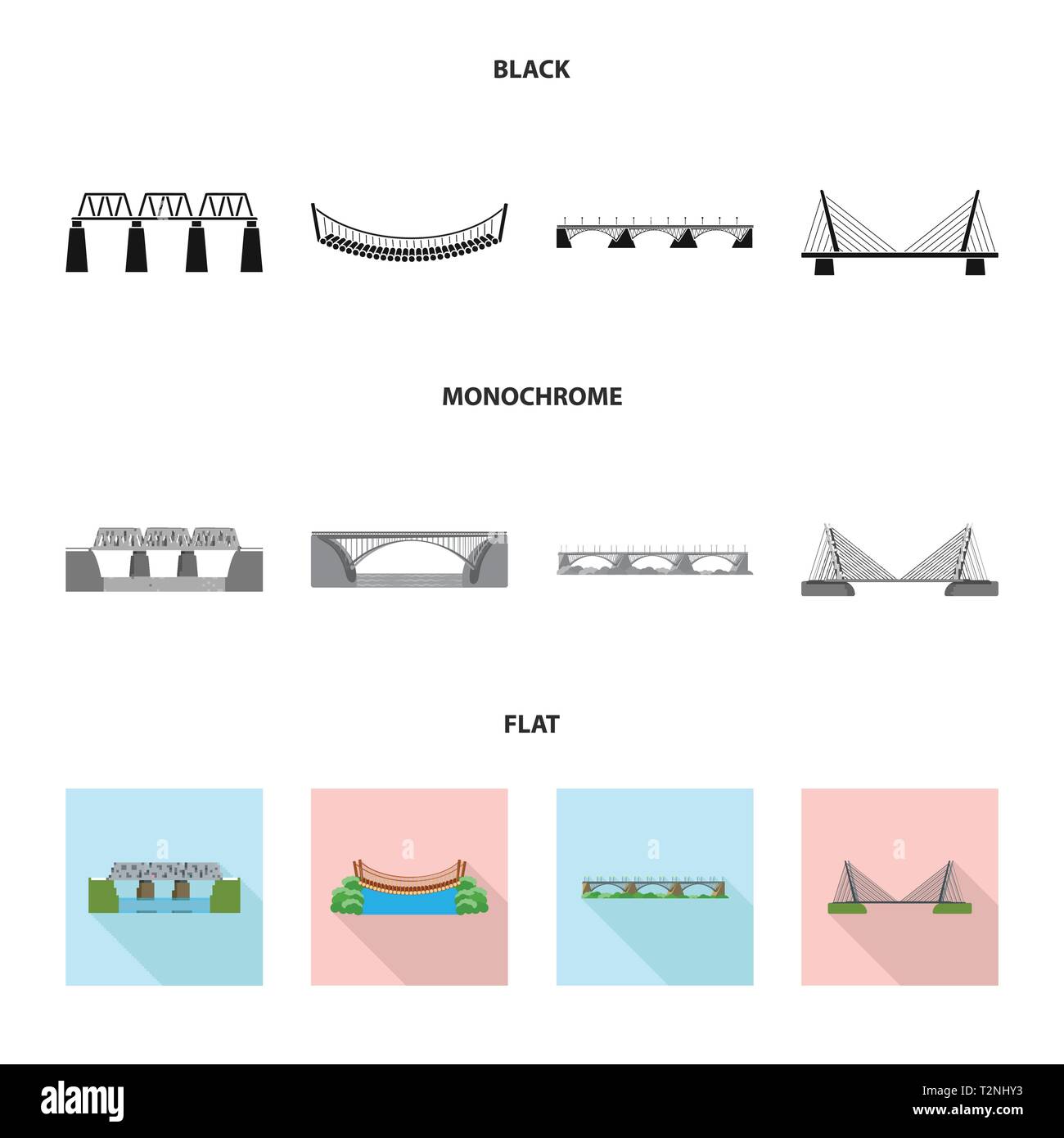 Vector Illustration Of Connection And Design Logo Collection Of Connection And Side Stock
