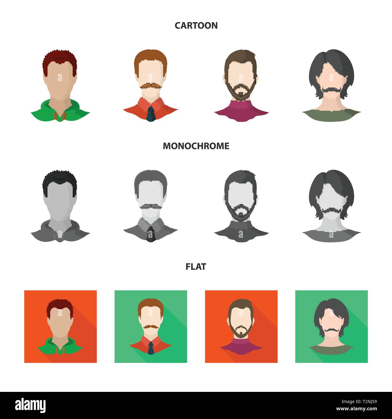 Vector design of professional and photo sign. Set of professional and ...