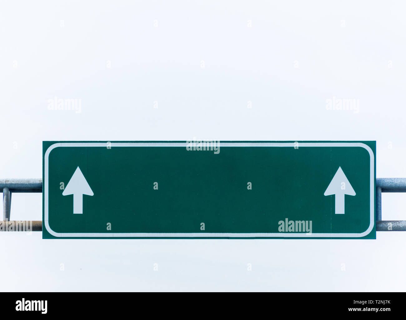 Blank exit sign on highway hi-res stock photography and images - Alamy