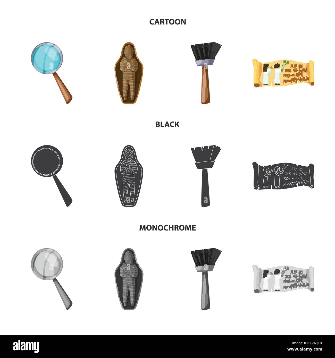 lens,mummy,brush,scroll,glass,ancient,tool,papyrus,Egypt,equipment,book ...