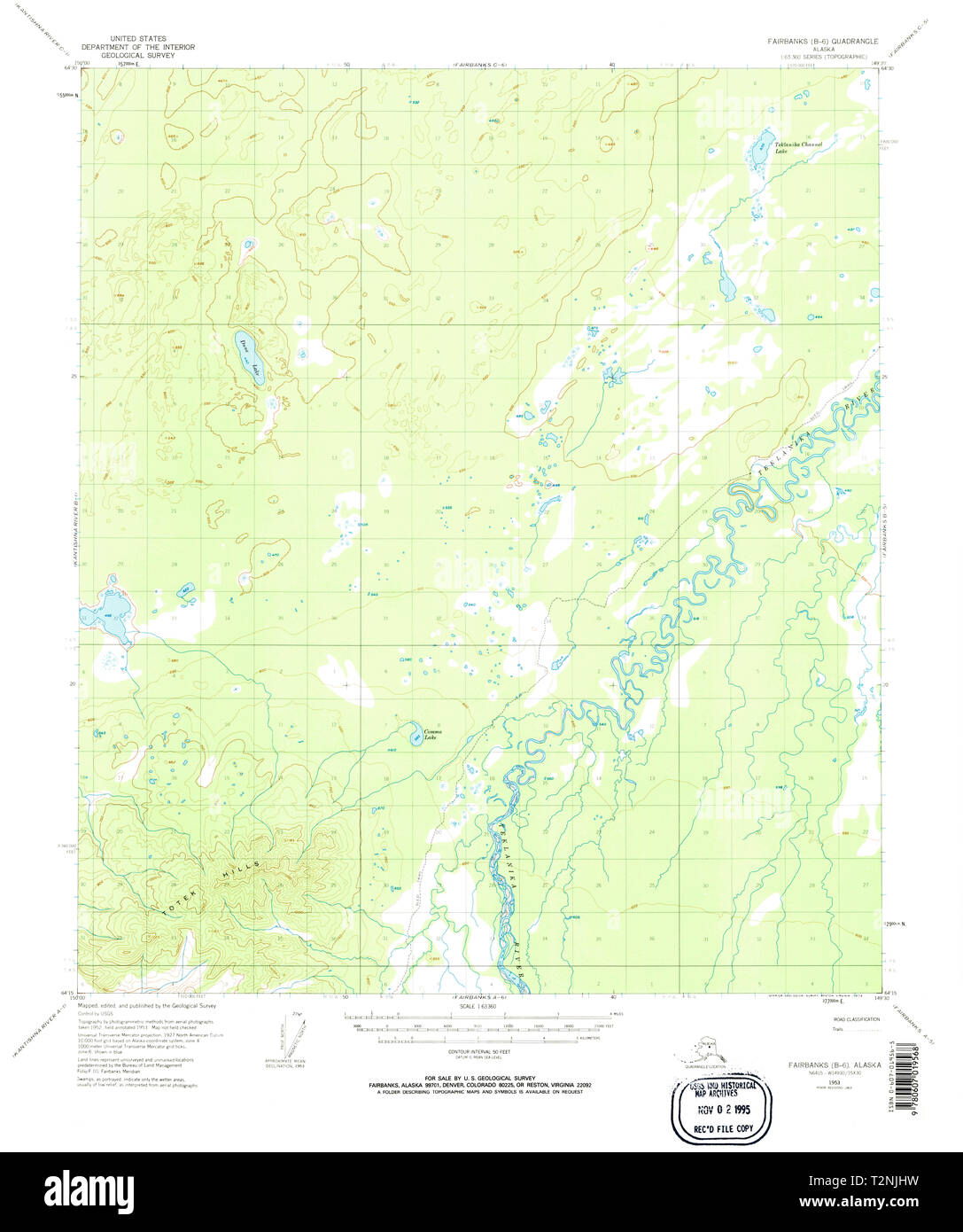 Fairbanks alaska map hi-res stock photography and images - Alamy