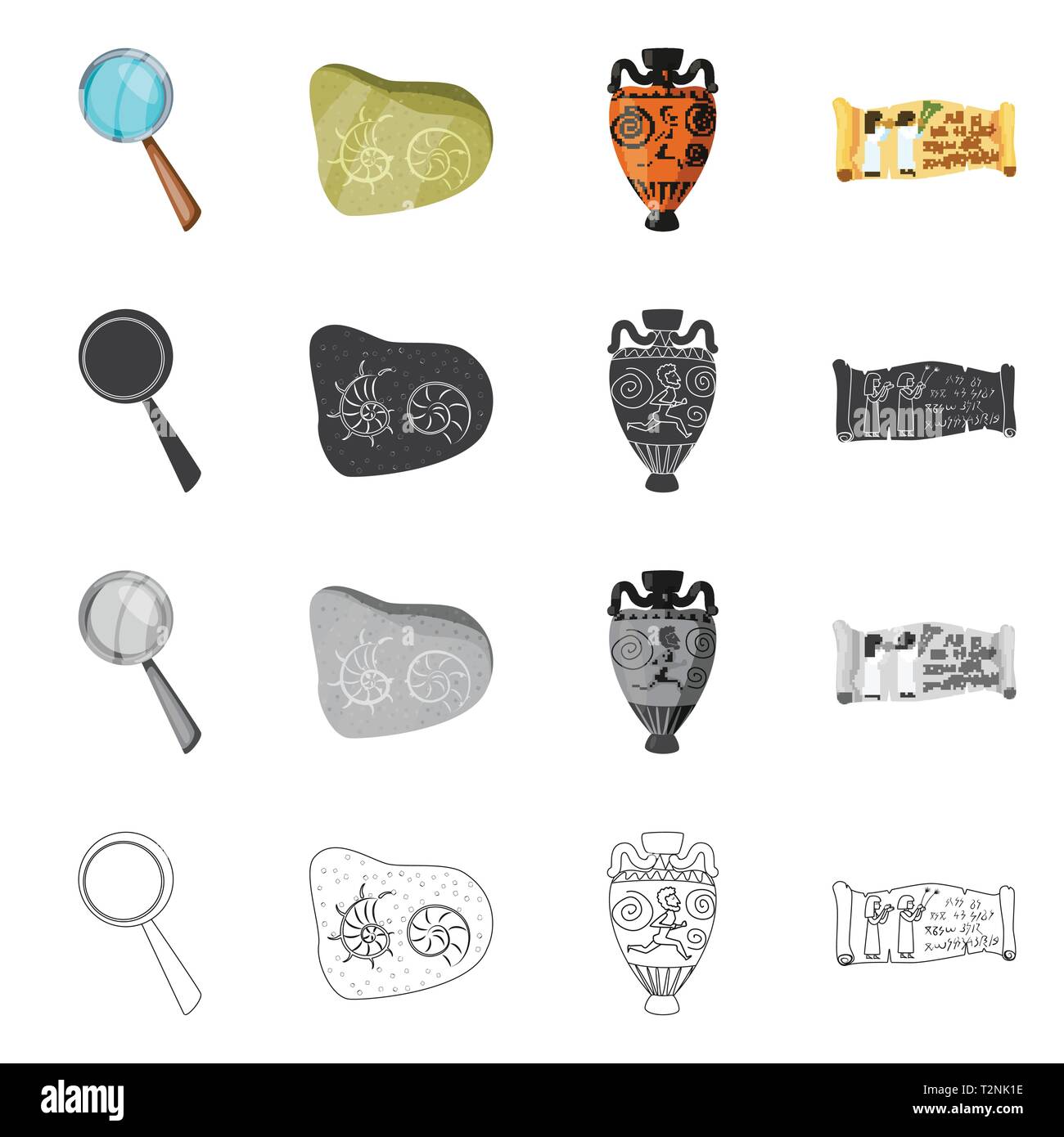 lens,rock,amphora,scroll,glass,black,artifact,papyrus,tool,figure ...