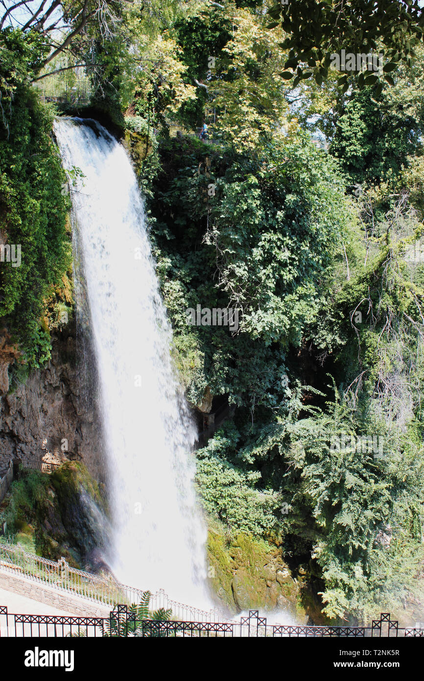 Great waterfalls and waterfall park of Edessa Greece Stock Photo - Alamy