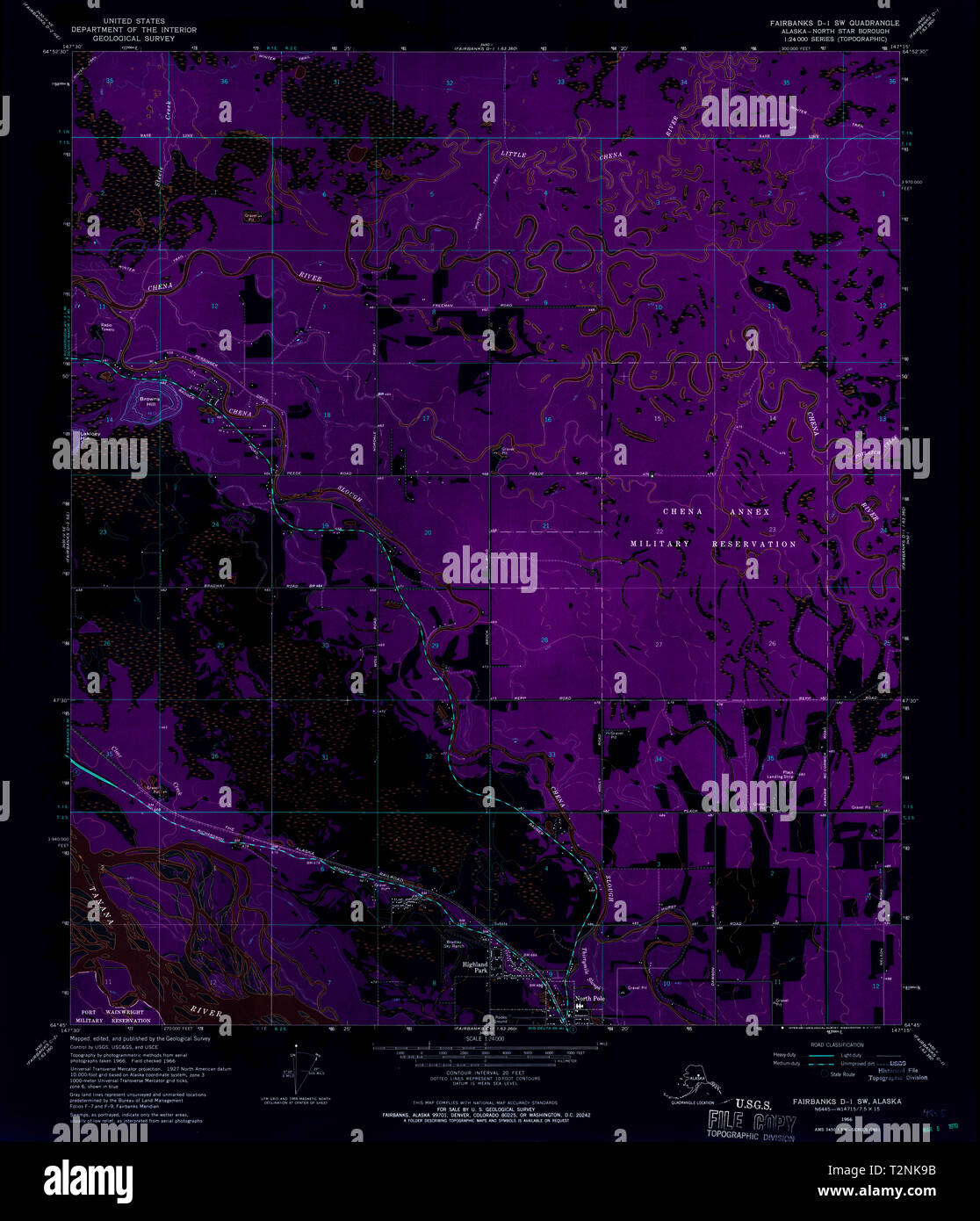 Sw alaska map hi-res stock photography and images - Alamy