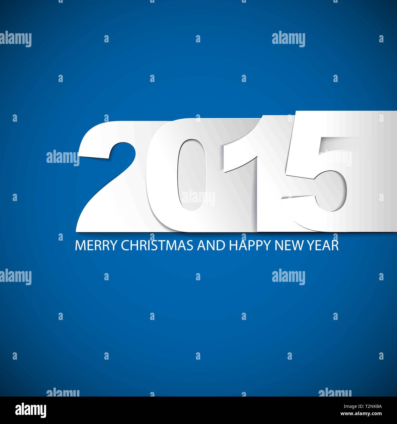 Original Vector New Year 2015 card / illustration with place for your ...