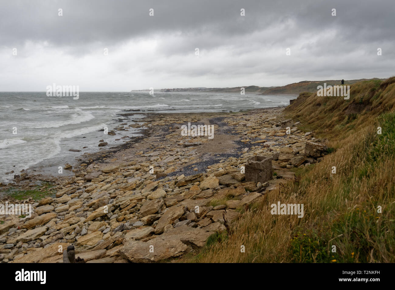 Normandy rough weather hi-res stock photography and images - Alamy