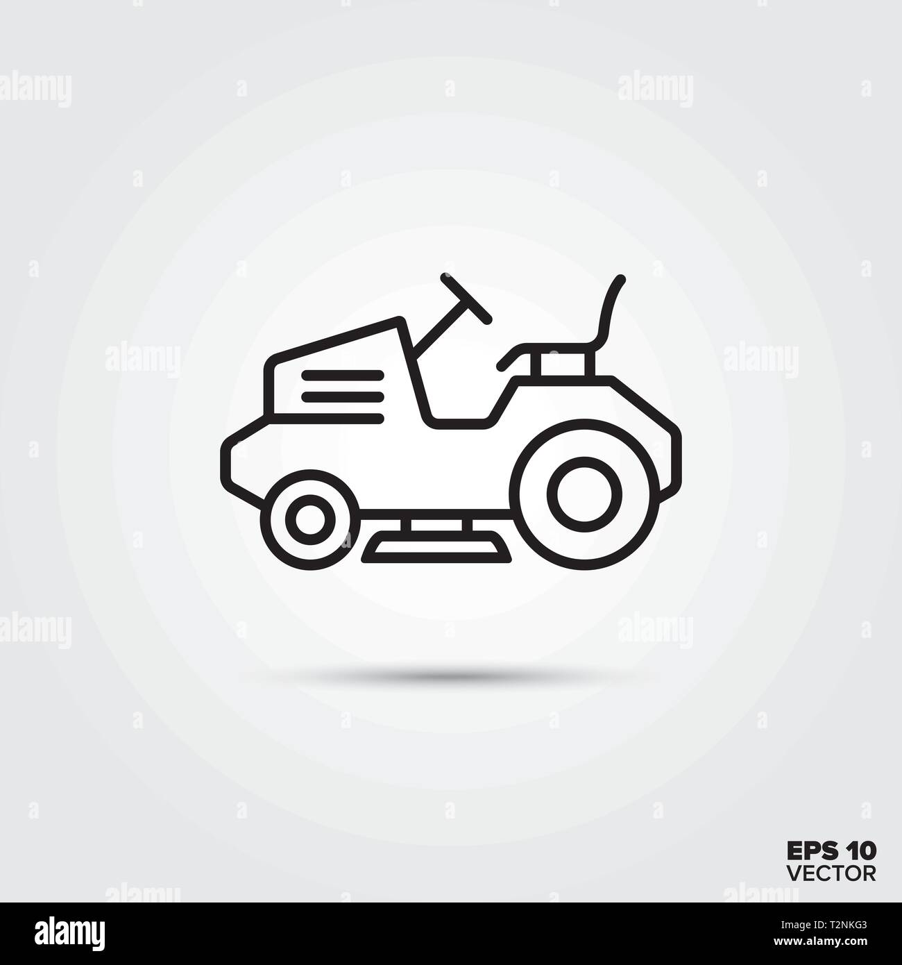 Lawnmower vehicle Stock Vector Images - Alamy