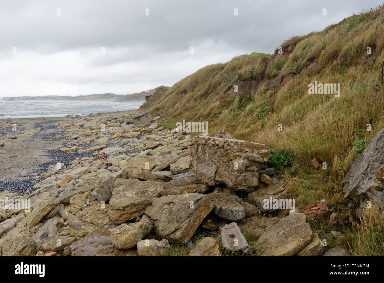 Normandy rough weather hi-res stock photography and images - Alamy