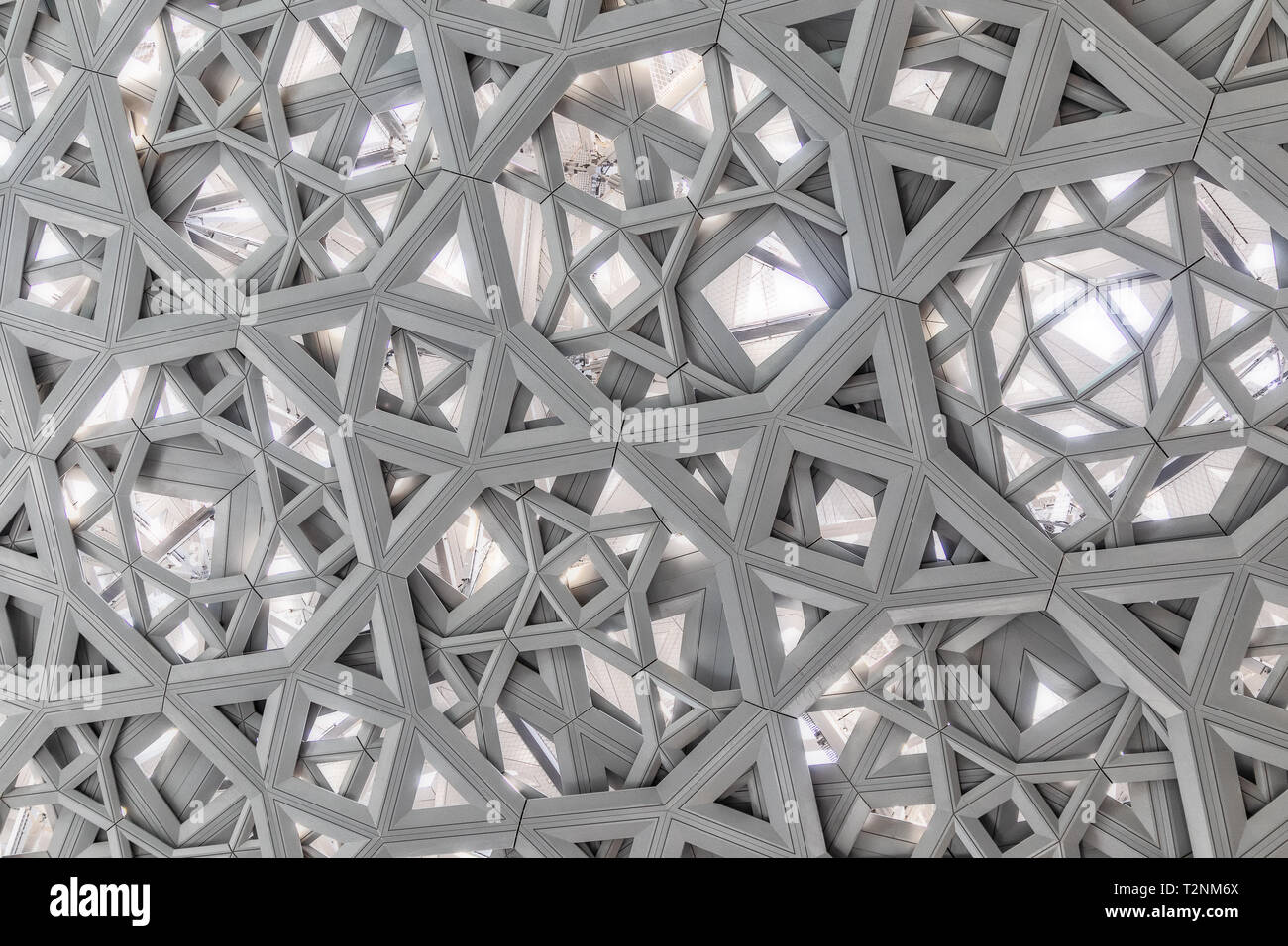 Abstract ceiling with light entrances Stock Photo - Alamy