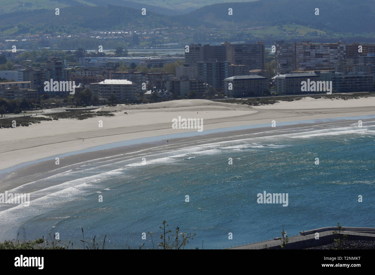 laredo beach and summer Stock Photo - Alamy