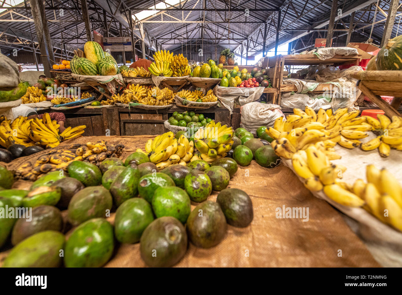Fresh produce for sale , Kimironko Market , Kigali Rwanda Stock Photo ...