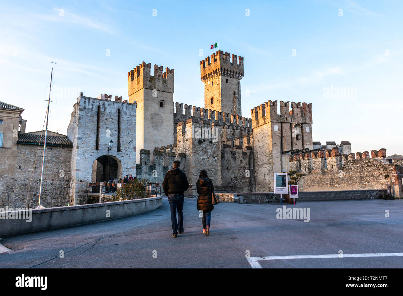 Scaligera Castle High Resolution Stock Photography and Images - Alamy