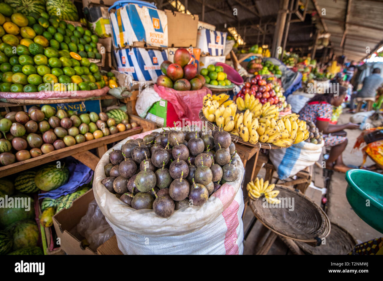 Fruits for sale , Kimironko Market , Kigali Rwanda Stock Photo - Alamy
