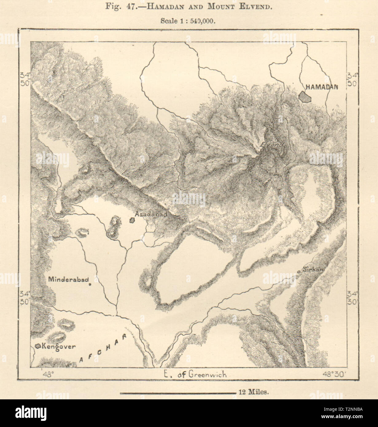 Hamedan map hi-res stock photography and images - Alamy