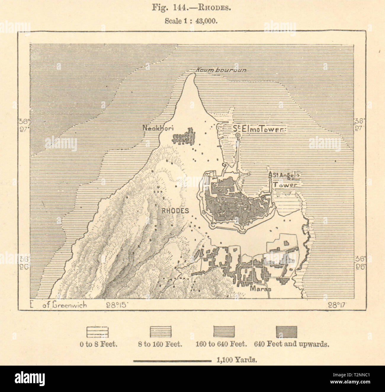 St elmo map hi-res stock photography and images - Alamy