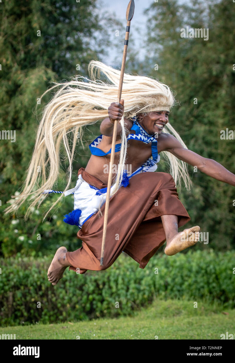 Intore Traditional dance performed outdoors near Volcanoes National ...