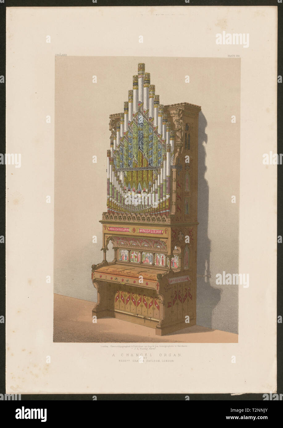 INTERNATIONAL EXHIBITION. A chancel organ - Mesrs Gray & Davison London ...