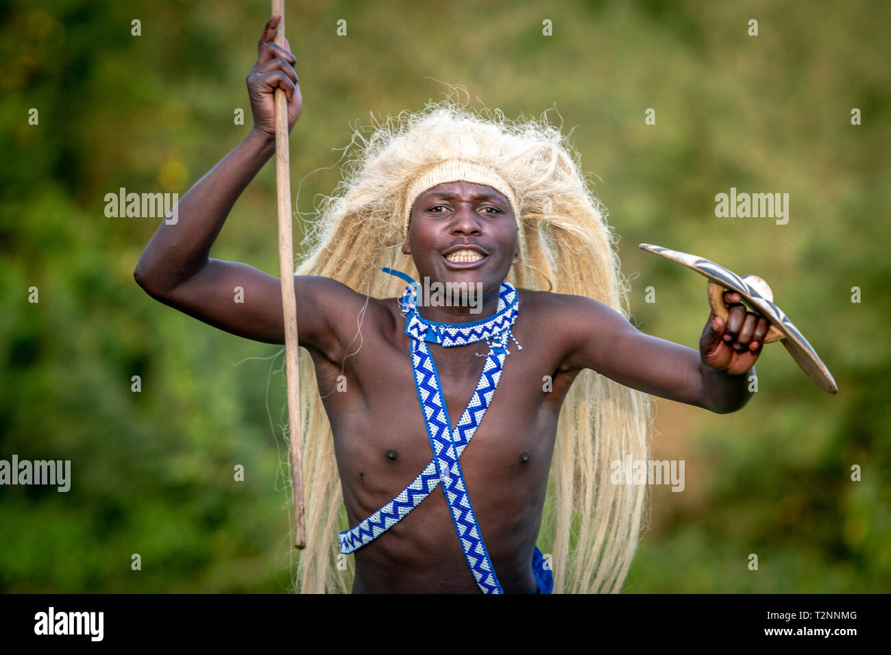 Intore Traditional dance performed outdoors near Volcanoes National ...