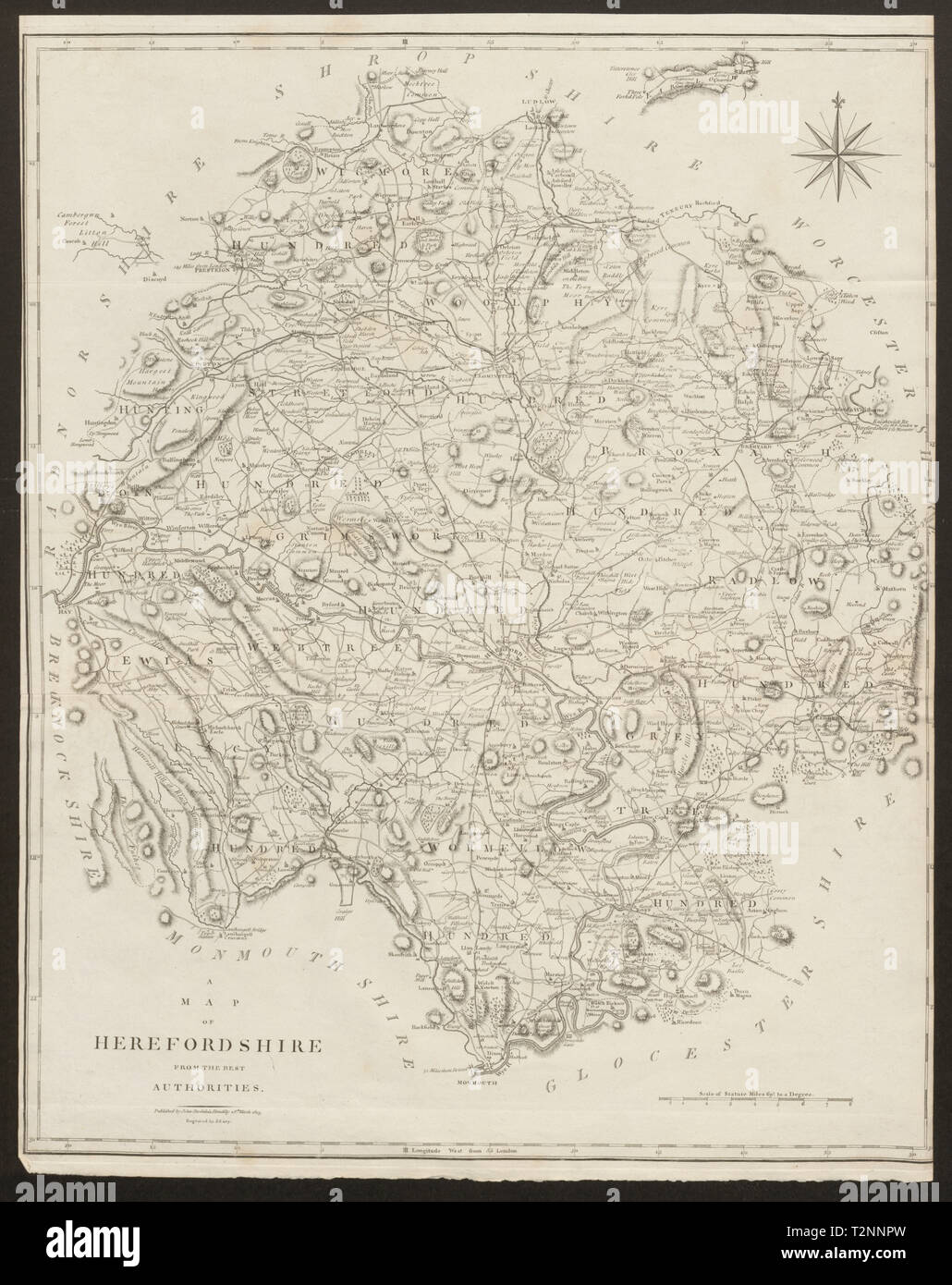 Cary map of scotland hi-res stock photography and images - Alamy