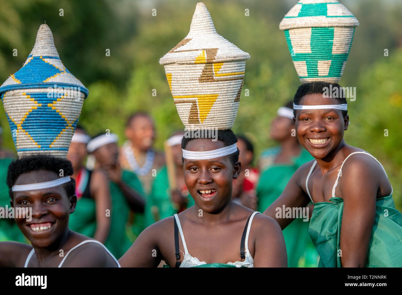 Intore Traditional dance performed outdoors near Volcanoes National ...