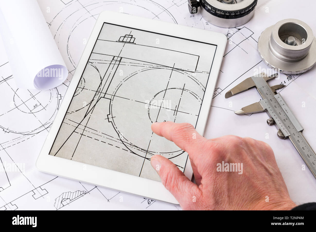 Technical drawing computer hi-res stock photography and images - Alamy