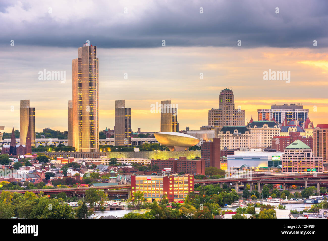 Albany ny downtown hi-res stock photography and images - Alamy