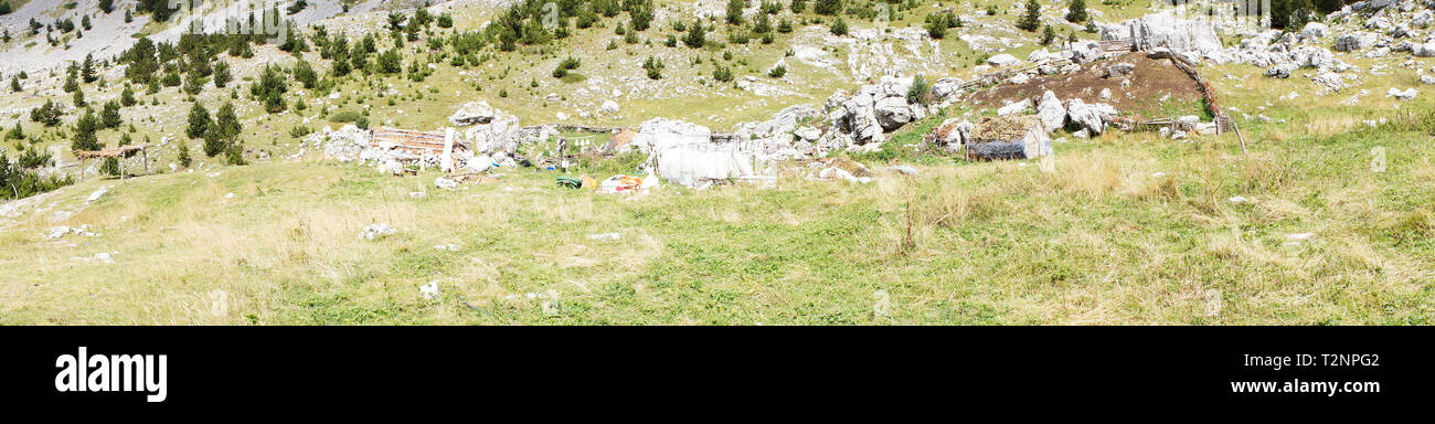 The Thethi National park in Northwest Albania neighbouring the NP ...