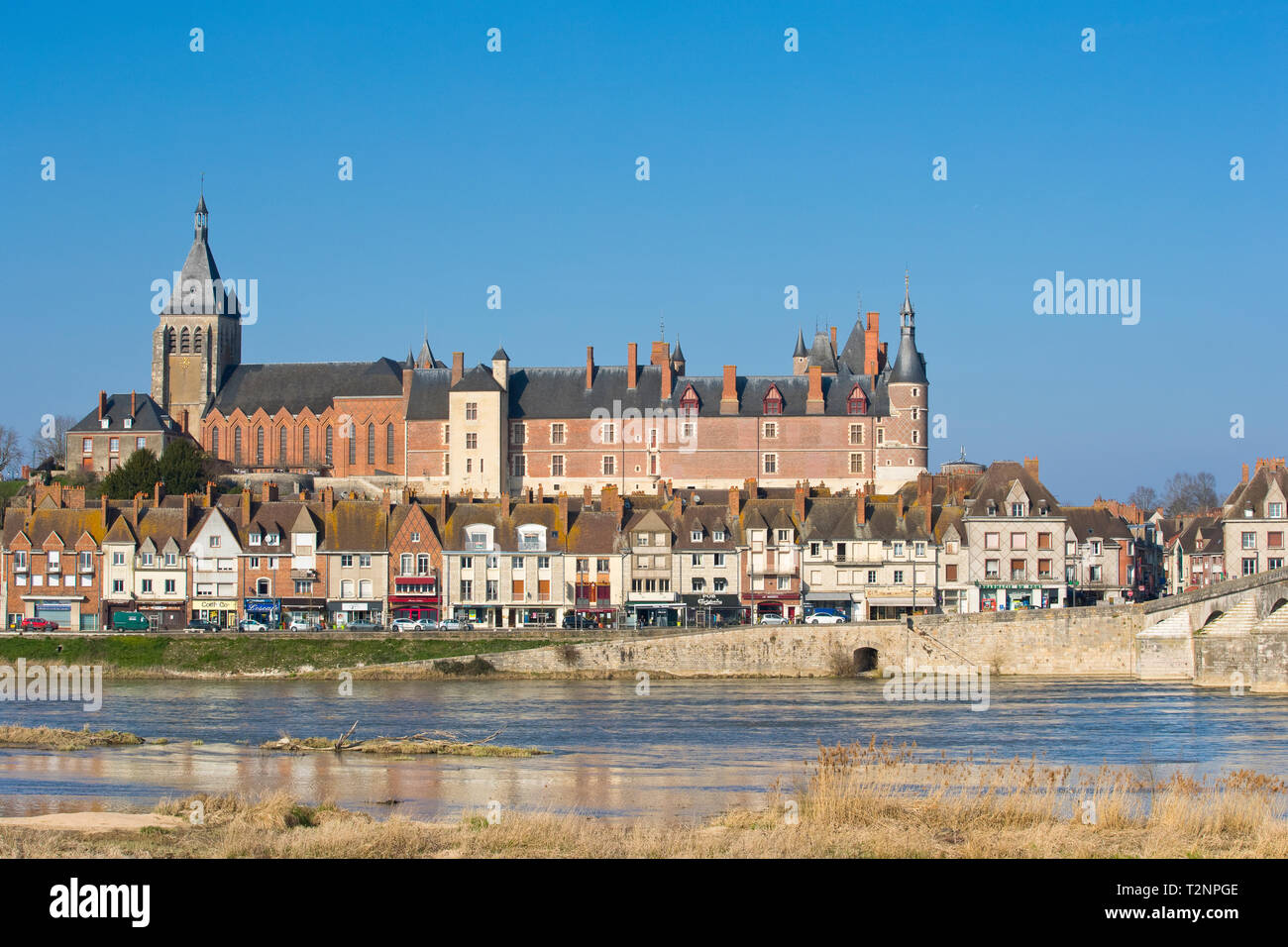 Château de Gien, Loiret, France Stock Photo - Alamy