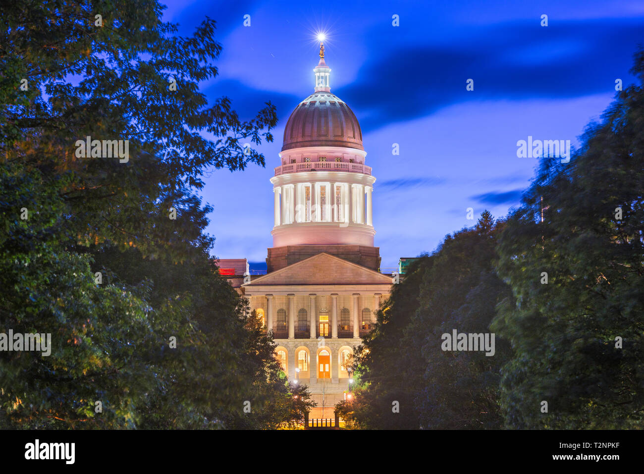 The Maine State House in Augusta, Maine, USA Stock Photo - Alamy