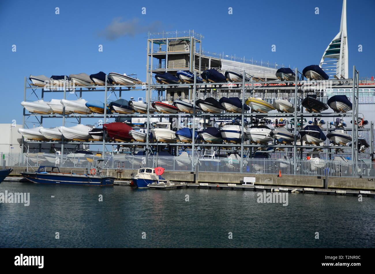 Boat Cruiser Marina Motor Mooring Stock Photos & Boat Cruiser Marina ...