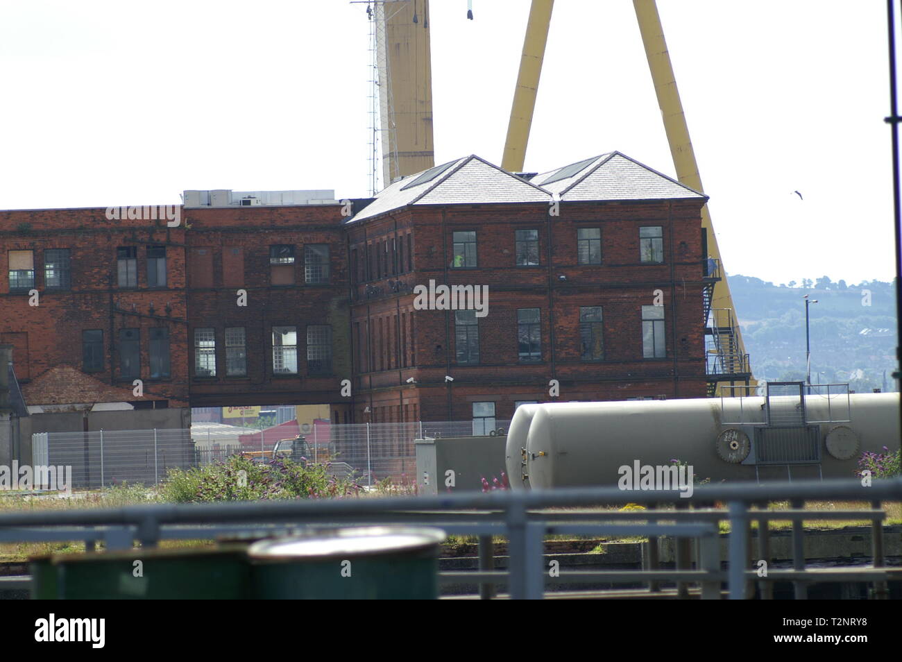 Harland wolff shipyard titanic quarter hi-res stock photography and ...