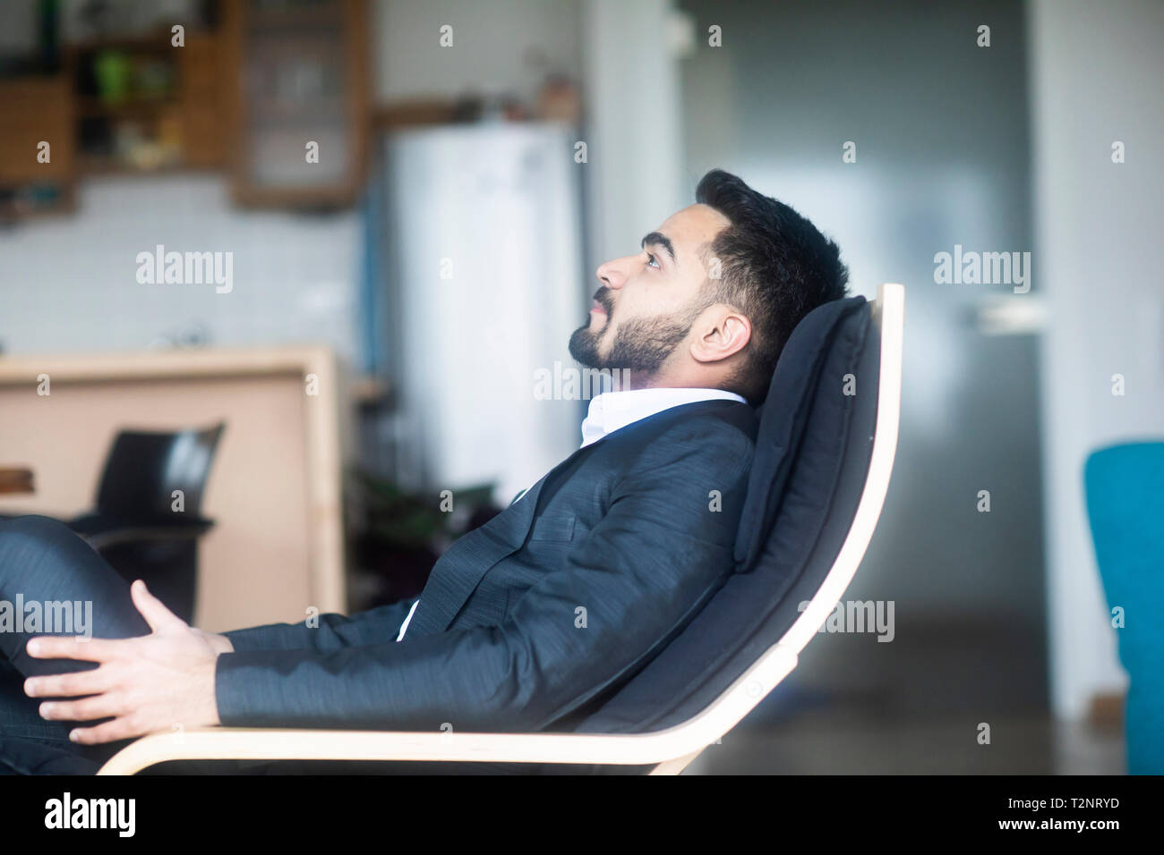 Indian businessman back view hi-res stock photography and images - Alamy