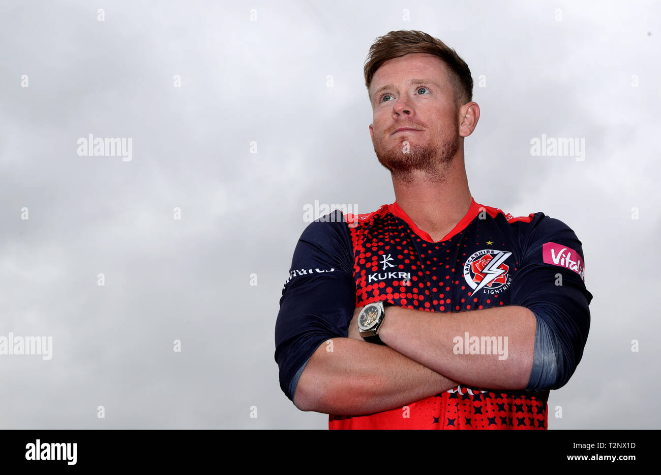 Lancashire's Alex Davies poses for a photo during the media day at the ...