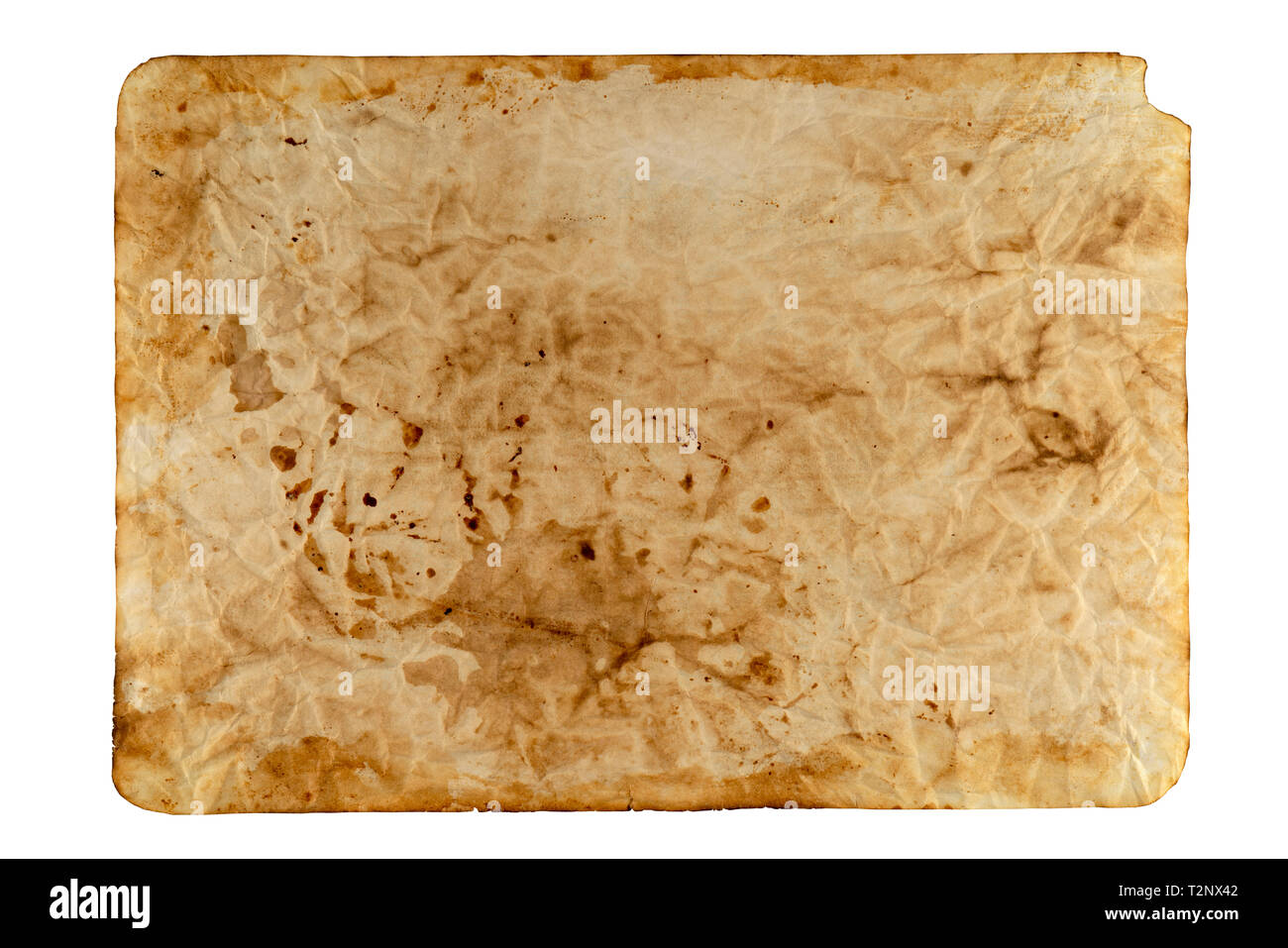 Paper sheet burnt old Stock Photo - Alamy
