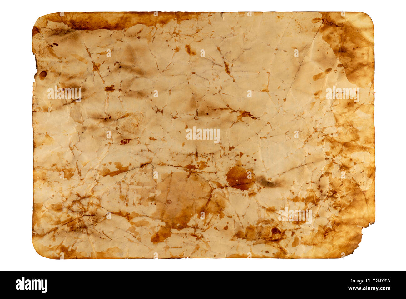 Paper sheet burnt old Stock Photo - Alamy