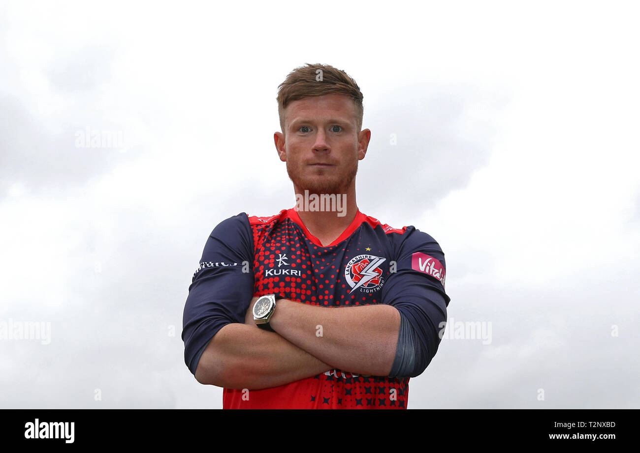 Lancashire's Alex Davies poses for a photo during the media day at the ...