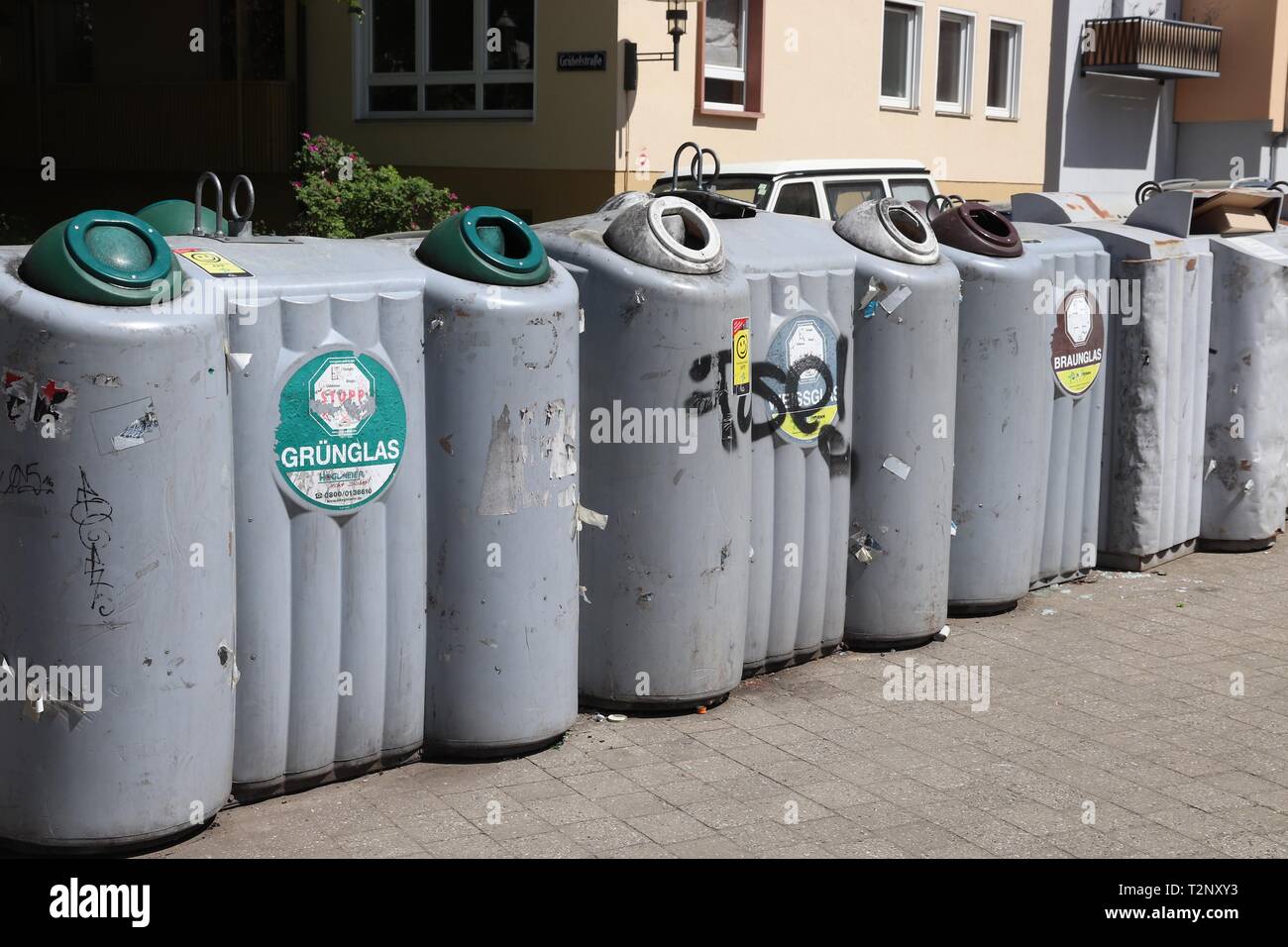Bins recycling germany hi-res stock photography and images - Alamy