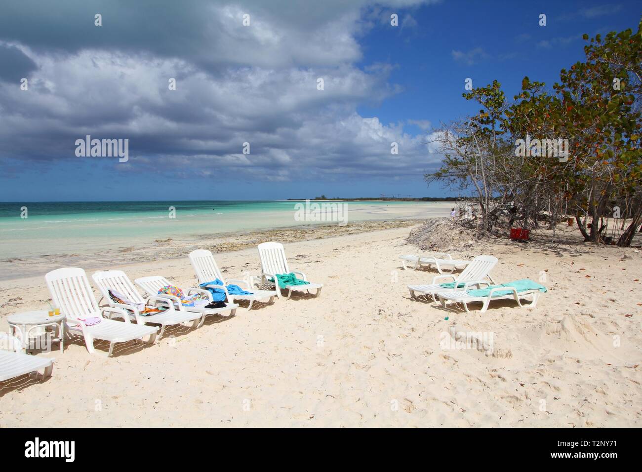 Cuba - famous Cayo Coco beach, all inclusive resort Stock Photo - Alamy