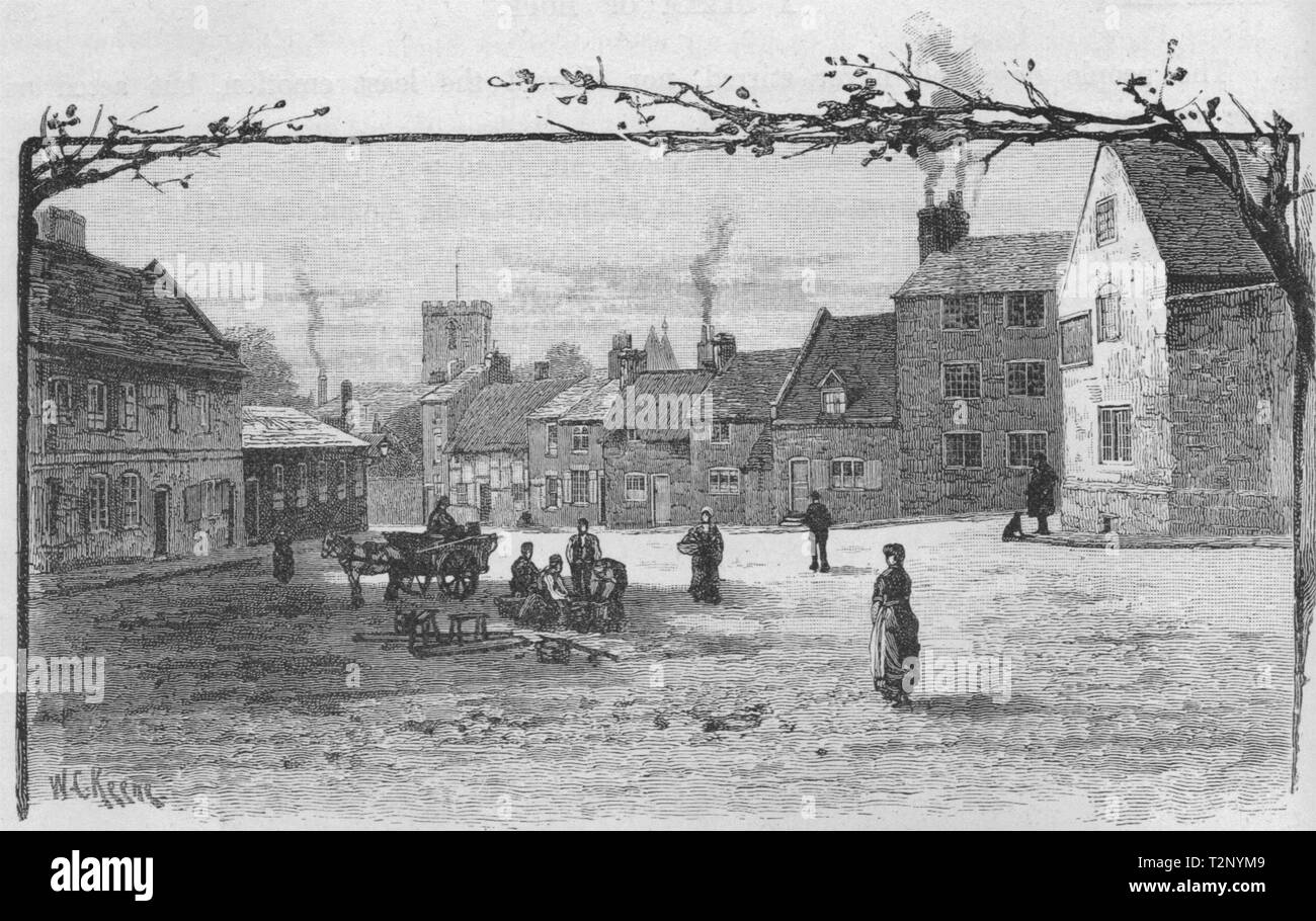 Castle Street, Melbourne, England. Lord Melbourne. Australia 1890 old ...