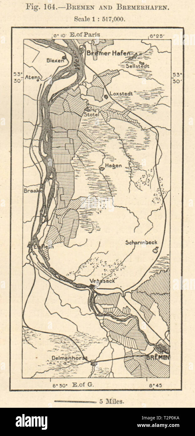 Bremerhaven map hi-res stock photography and images - Alamy