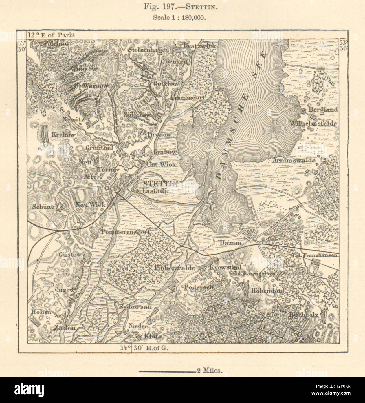 Old map of szczecin hi-res stock photography and images - Alamy