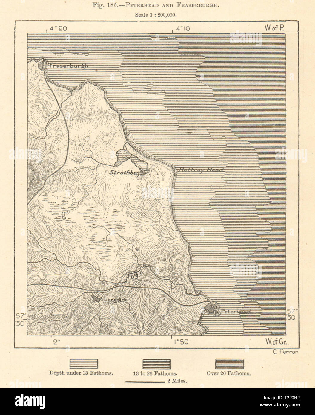 Peterhead map hi-res stock photography and images - Alamy